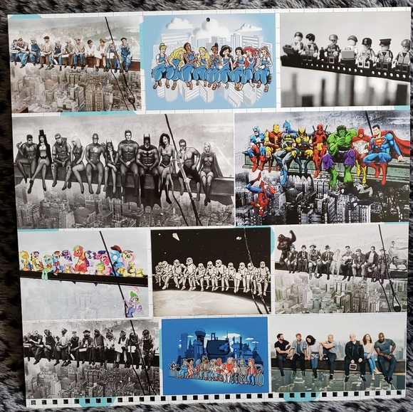 art class | Other | Lunch Atop A Skyscraper Pop Culture Parody Art ...